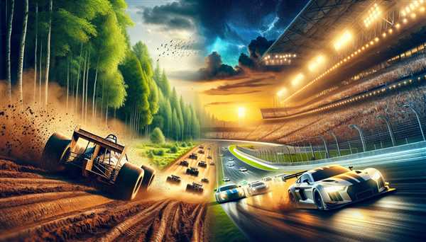 Differences Between Dirt Racing and Asphalt Racing